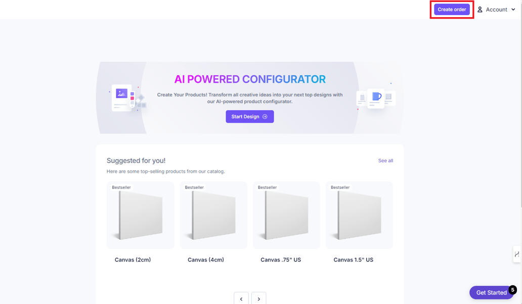 How to create a manual order?